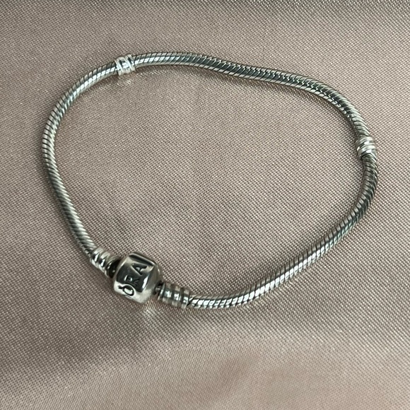 Pandora | Jewelry | Pandora Sterling Silver Snake Chain Bracelet | Poshmark